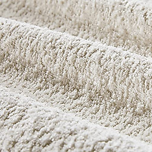 AMERLIFE Sofa, Oversized Sofa- 85 inch Sofa Couch, 3 Seater Sofa Comfy Sofa for Living Room- Beige Deep Seat Sofa, Bouclé Couch