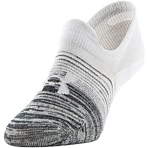 Under Armour Adult Essential Ultra Low Tab Socks, Multipairs , Halo Gray Assorted (6-Pairs) , Medium