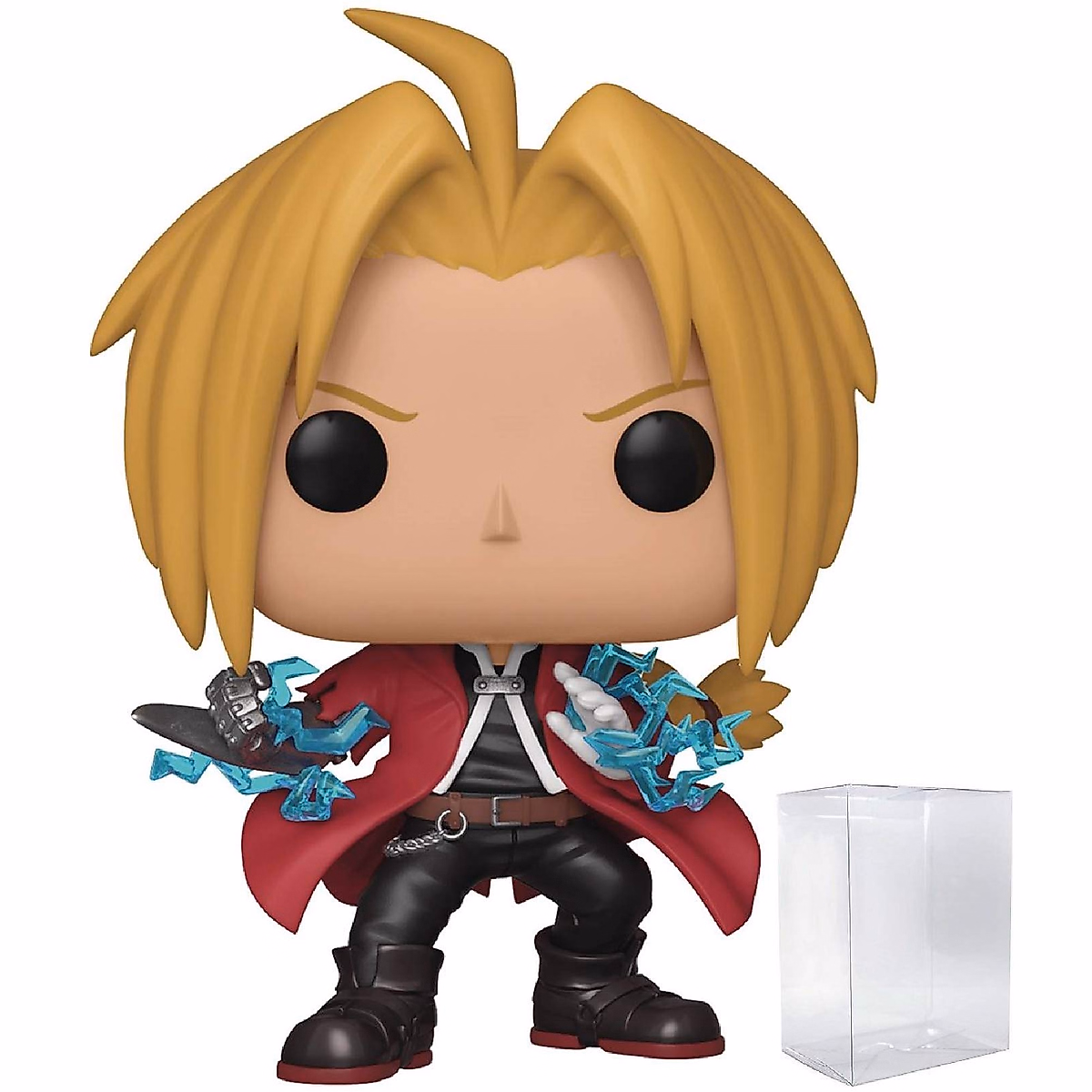 Funko POP Full Metal Alchemist - Edward Elric Pop! Vinyl Figure (Bundled with Compatible Pop Box Protector Case), Multicolor, 3.75 inches