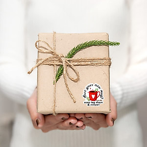 Cute Small Business Stickers,Funny Love Your New Mug Snap Tag Share & Review Business Stickers,Thank You Stickers,Mug Packaging Stickers,Mug Package Stickers for Mug Store,500 PCS