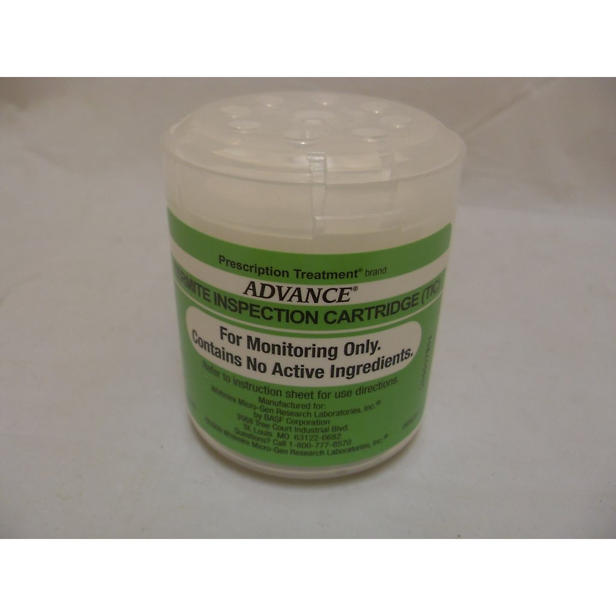 BASF 1-31534 Advance Termite Bait Inspection Cartridge (TIC) -1 Each Monitoring Station, Wood