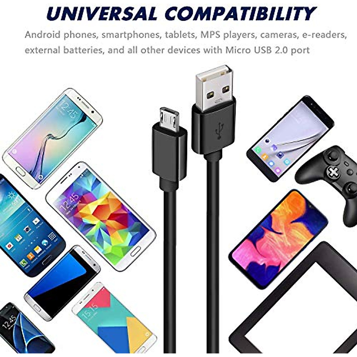 Master Cables Replacement Amazon Echo, Echo DOT 1st and 2nd Generation Speaker Replacement USB Cable Lead Cord Charger ONLY Order from Master Traders for Original Product