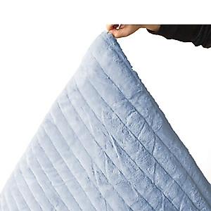 YU&AN Bay Window mat,Window sill mat Plush Bay Window Blanket Tatami Cushion Balcony mat Machine Washable for Sofa Bedroom Window sill-Blue 60x180x1.5cm(24x71x1inch)