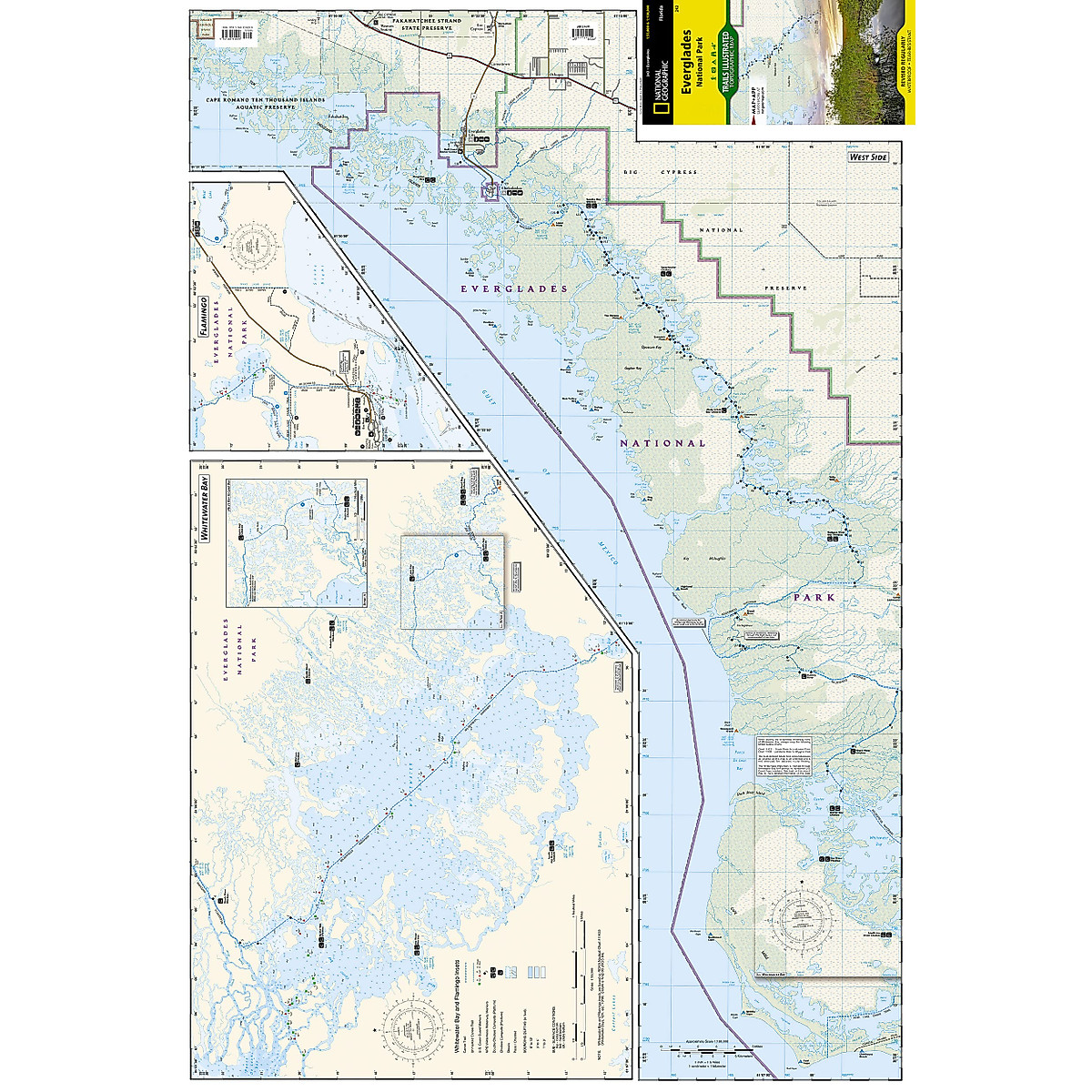 Everglades National Park Map (National Geographic Trails Illustrated Map, 243)