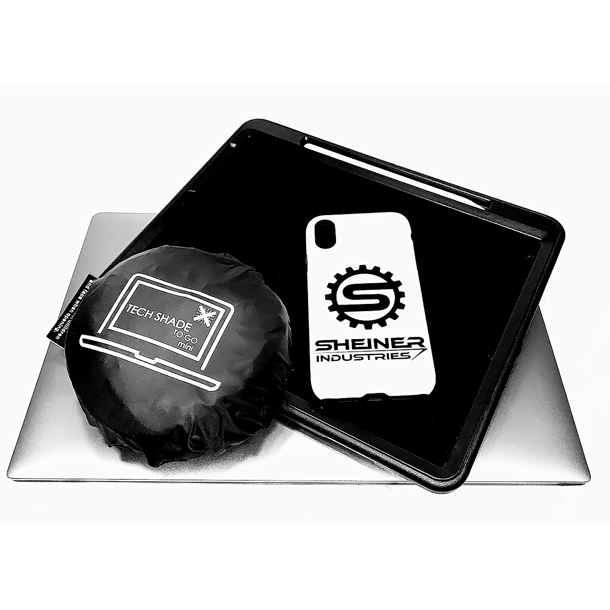 TECH SHADE TO GO mini Portable Laptop Sun Shade, Privacy Cover, Laptop Sun Shade, Laptop Shade for Working Outside, Laptop Shade, Laptop Sun Hood, Laptop Sun Glare Shield, Laptop Hood Outside Glare