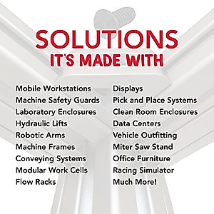 8020, 3061, 1/4-20 x 0.5 Inch Button Head Socket Cap Screw (BHSCS) (100 Pack) 80/20 Quarter Twenty Steel Bolt Hardware Screws Set Tool Box HW Accessories