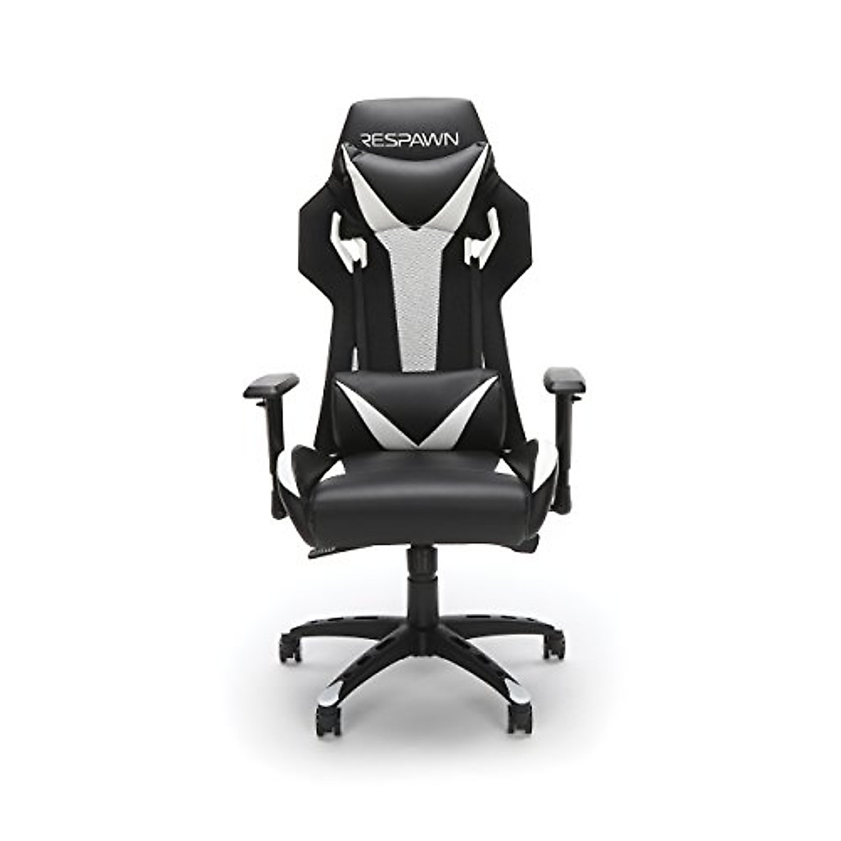RESPAWN RSP-205 Racing Style Gaming Chair, Leather, White