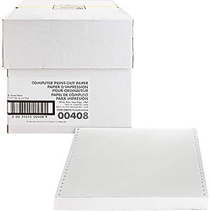 Sparco Computer Paper, Plain, 20 lbs., 9-1/2 x 11 Inches, 2300 Count, White