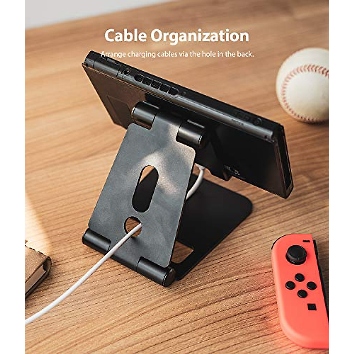 Ringke Super Folding Stand Designed for Nintendo Switch Playstand, Portable Nintendo Switch Stand Holder Dock Multi-Angle Foldable Stand