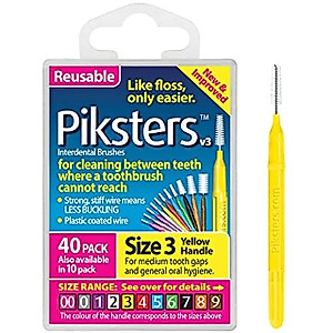 Piksters Interdental Brushes, Size 3 40 ea