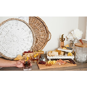 Mud Pie Textured Glass ICE Bucket, 8 1/2" x 7 1/2" dia, Clear