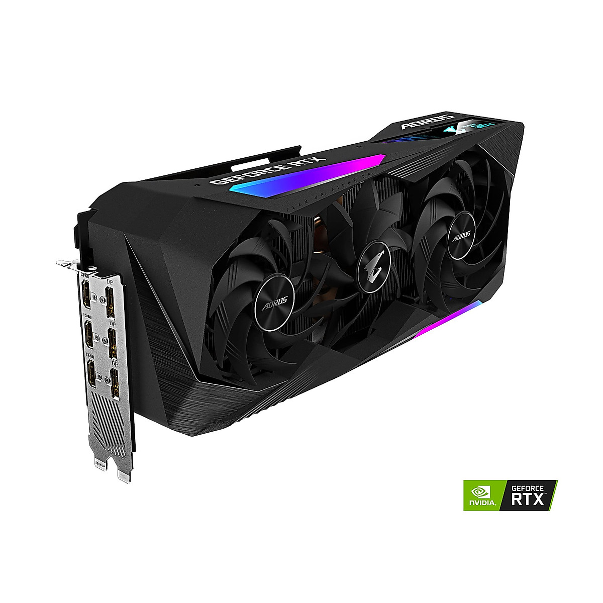 GIGABYTE AORUS GeForce RTX 3070 Ti Master 8G Graphics Card, MAX-Covered Cooling, 8GB 256-bit GDDR6X, GV-N307TAORUS M-8GD Video Card