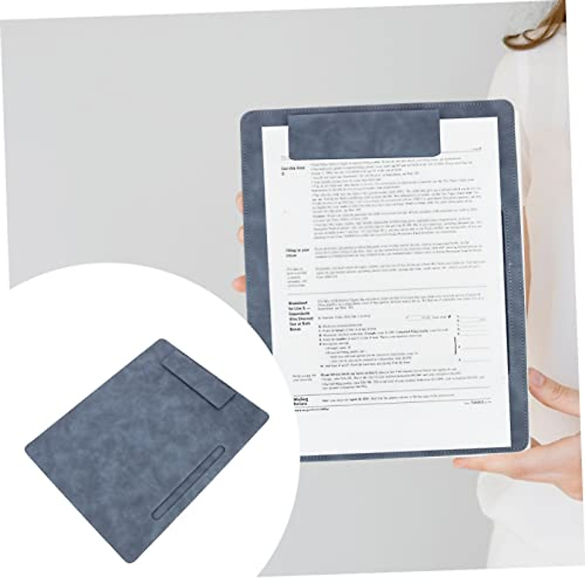 STOBOK 4pcs Folder Board Pencils File Folder Organizer Pencil Sketch Hand Support Exam Paper Base Clipboard Paper File Organizer Conference Writing Board Exam Paper Clips A4 Pu