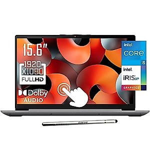 Lenovo Ideapad 3 Laptop, 15.6 FHD Touchscreen, Core i5-1135G7(Beat i7-1065G7, Upto 4.20 GHz), Intel Iris Xe Graphics, 20GB RAM - 1TB SSD, Stylus, WiFi 6, Dolby Audio,12 Hour, Windows 11 Pro, Grey