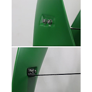 QINGDONGDZA Fiberglass Windmill Blade Vertical Axis Wind Turbine Generator Blades for DIY Wind Power Projects White/Red/Green,White,3 Pieces