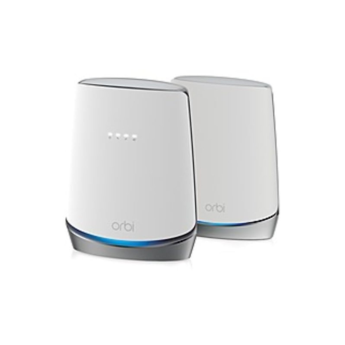 Netgear Orbi Wi-Fi 6 IEEE 802.11ax Ethernet Wireless Router - Tri Band - 2.40 GHz ISM Band - 5 GHz UNII Band - 6 x Antenna(6 x Internal) - 525 MB/s Wireless Speed - 4 x Network Port - (Renewed)
