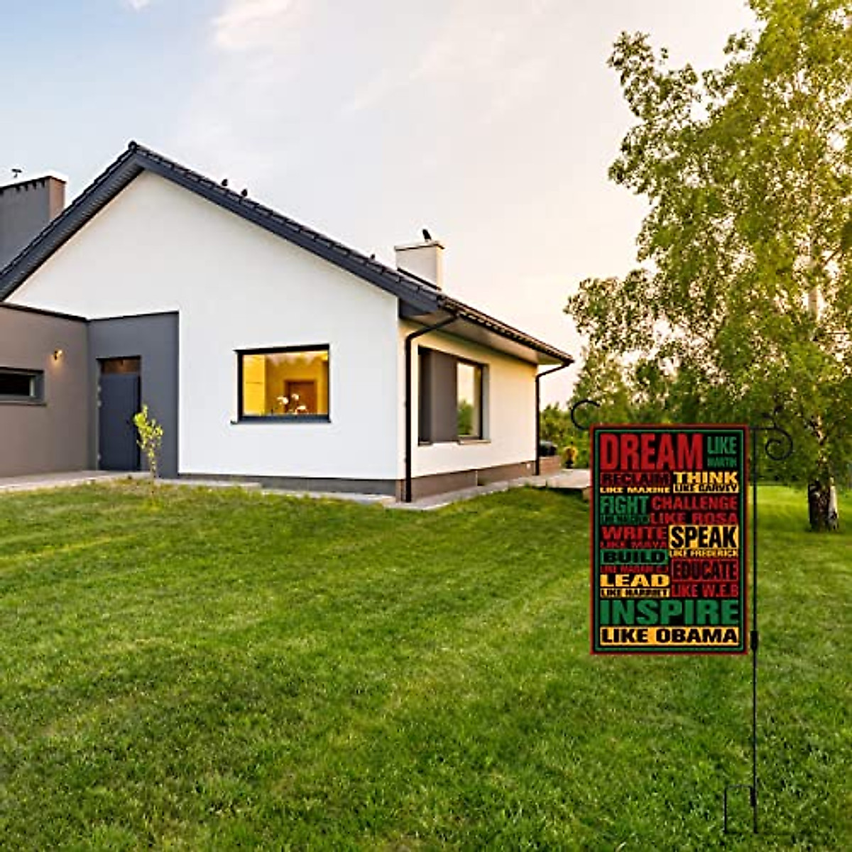 Nepnuser Juneteenth Garden Flag Black History Month African American Festival Decoration Lawn Front Yard Sign Decor