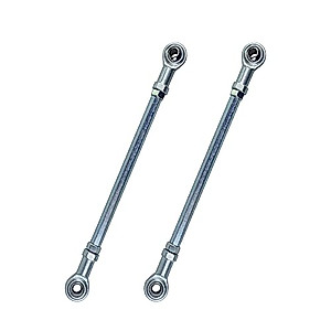 2pcs M8 200mm Inner Outer Steering Tie Rod End Lower Upper Ball Joint Adjustable Sway Bar Assembly for Electric ATV Quad Go Kart