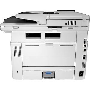HP Laserjet Enterprise MFP M430f All-in-One Wired Monochrome Laser Printer, White - Print Scan Copy Fax - 4.3" LCD, 40 ppm, Auto Duplex Printing, 50-Sheet ADF, Ethernet (Renewed)