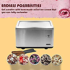 Whynter ICR-300SS 0.5-Quart Stainless Steel Rolled Ice Cream Maker with Compressor