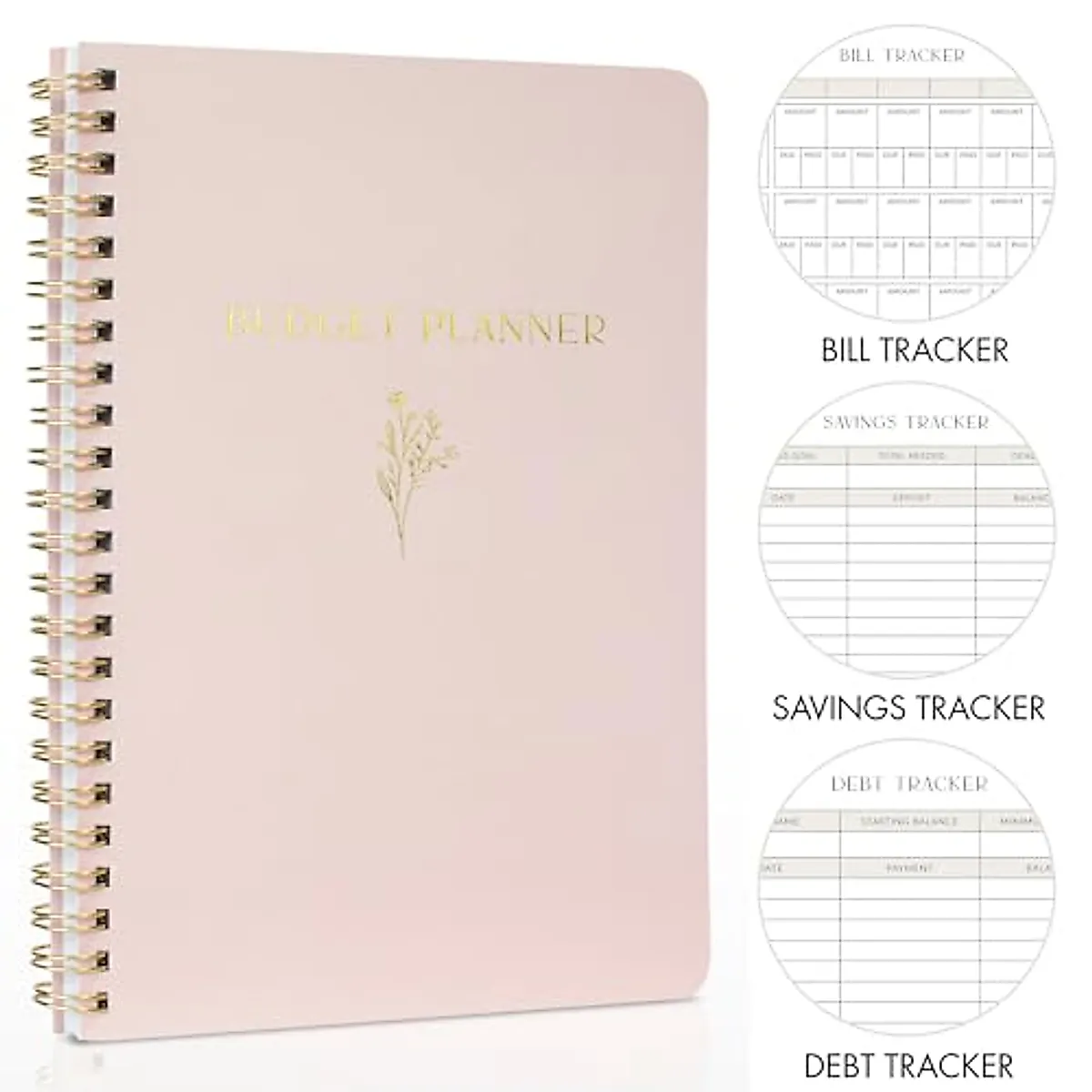 Easy to Use Monthly Budget Planner - 12 Month Financial Organizer with Expense Tracker Notebook - Monthly Money Budgeting Book That Manages Your Finances Effectively