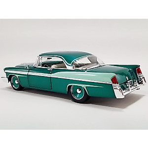 1956 Chrysler New Yorker St. Regis Custom Mint Green Met. w/White & Green Interior Ltd Ed to 198 pcs 1/18 Diecast Model Car by Acme A1809008
