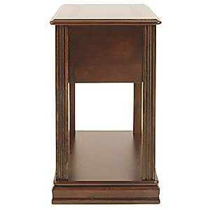 Signature Design by Ashley Breegin New Traditional Wooden Chair Side End Table, Brown