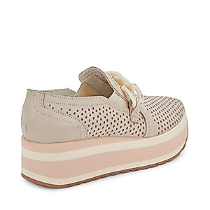 Dolce Vita Women's JHENEE PERF Sneaker, Sand Nubuck, 6.5