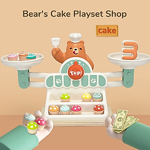 TOP BRIGHT Balance Math Game for Kids - STEM Toys for 3 Year Old Girls Boys Gifts, Balance Counting Toys Educational Kindergarten Preschool Learning Toys for Age 3 4 5