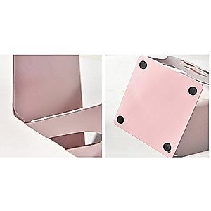 Leoyoubei Vintage Bookends with Felt Pads to Protect Bookshelf Bookcase Non-Slip Heavy Steel Elephant 1 Pairs White