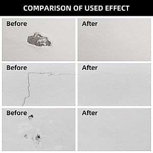 Drywall Patch Repair Kit,2 Pack Wall Mending Agent, Spackle Wall Repair Paste with Scraper, Wall Putty Repair Holes and Cracks for Home Wall, Wall Surface Hole Fill Quick