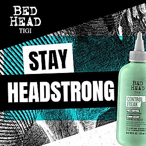 TIGI Bed Head Control Freak Frizz Control & Straightening Serum - Use for Anti-Frizz & Smoothing - For Frizzy, Curly & Coarse Hair - Use on Damp & Dry Hair - Fly Away Hair Tamer - 8.45 oz (2 Pack)