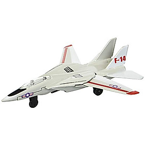 Hot Wings Planes F-14 Tomcat (with Grey Military Markings) with Connectible Runway Die Cast Plane in Aviation Museums Nationwide