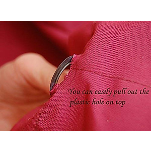 BELLRINO DECOR 7.5ft 8 Ribs RED Replacement STRONG & THICK Patio Umbrella Canopy Cover for (Canopy Only) (RED-78)