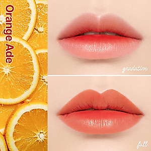 ETUDE Dear Darling Water Tint - Orange Ade | Vivid Color Lip Stain with Moisturizing Weightless & Non-sticky Finish Lip Stain | Smudge-proof Lip Tint | Korean Makeup, Perfect for Gift