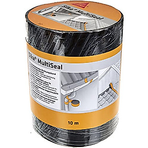 Sika Multiseal, Tear-resistant self-adhesive sealing strip, 200mm x 10m, Gray