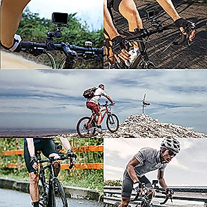 Handlebar Clamp Motorbike Mount for Insta360 One X3, X2, X, One R, RS, GO 2, GoPro Hero, with Double Ball Head Super Clamp Mount Adapter Accessories