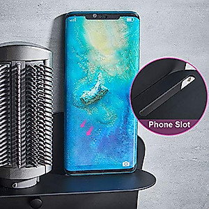 Wall Mount Holder for Dyson Airwrap Styler, for Dyson Supersonic Hair Dryer, Organizer Stand Storage Rack for Curling Iron Wand Barrels Brushes Diffuser Nozzles for Home Bedroom Bathroom