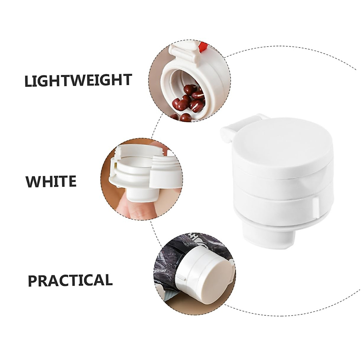 GRIRIW 4pcs Food Bag Sealing Clips with Pour Spout Versatile Clip for Snacks Chips and Food Storage Sealing Preservation Clips for Kitchen Organization