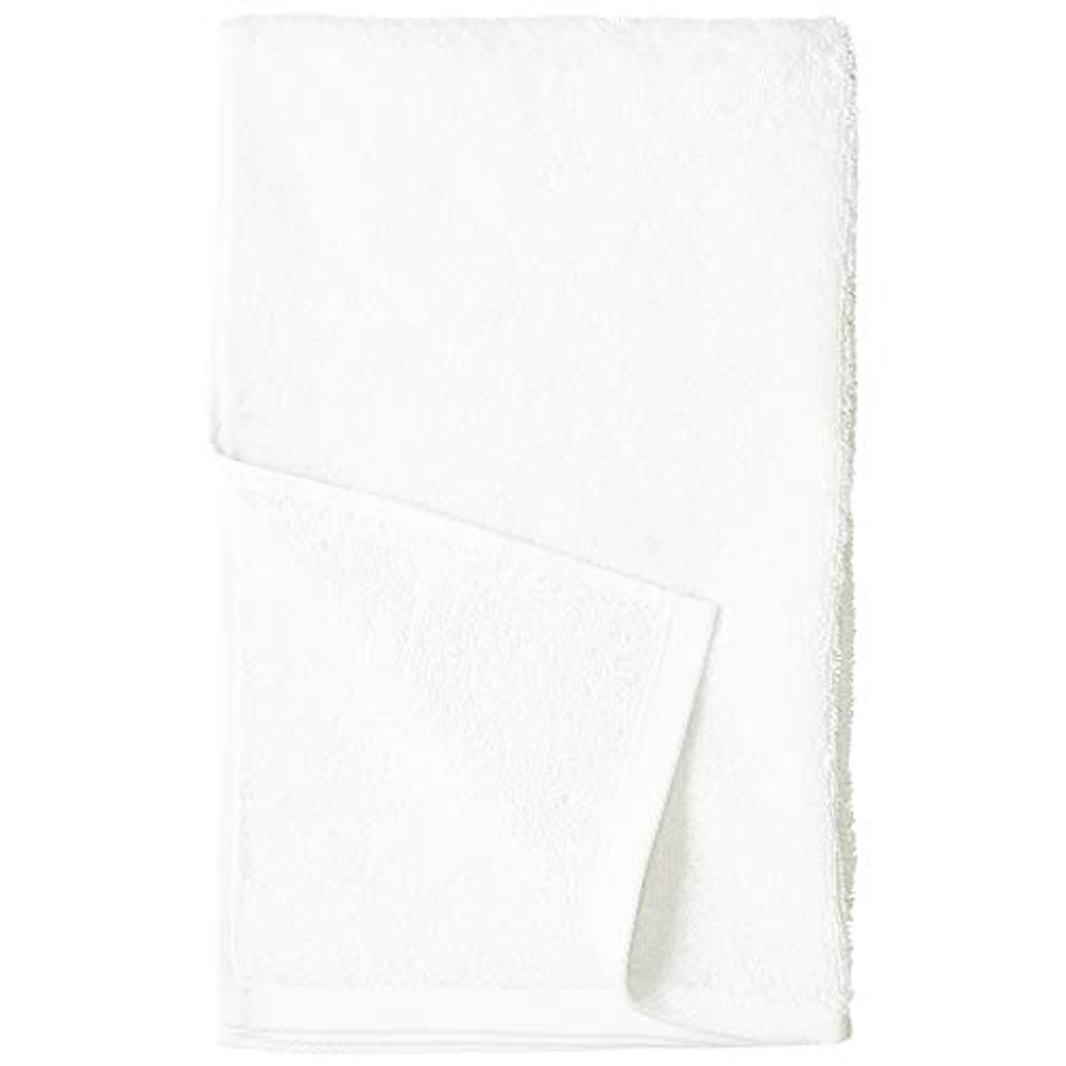 Amazon Basics Cotton Hand Towel - 24-Pack, White & Fast Drying, Extra Absorbent, Terry Cotton Washcloths - Pack of 24, White, 12 x 12-Inch