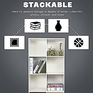 Juggernaut Storage 8-Cube Storage Organizer, White