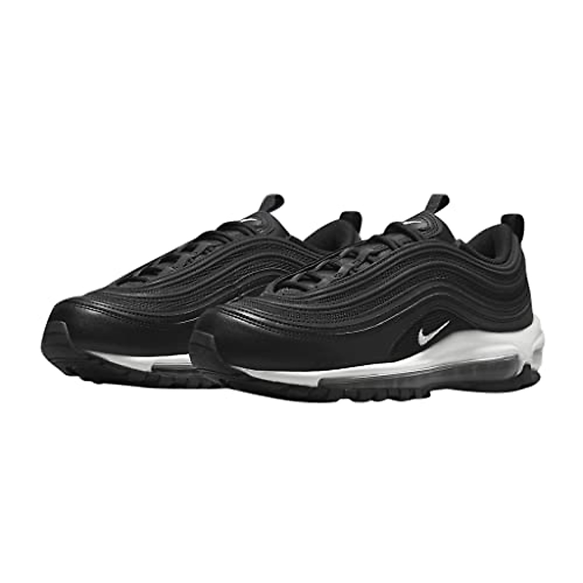 Nike Women's Air Max 97, Black/Black/White, Size 9