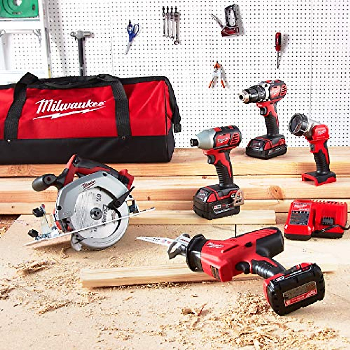 Milwaukee M18 18-Volt Lithium-Ion Cordless Combo Kit (5-Tool)