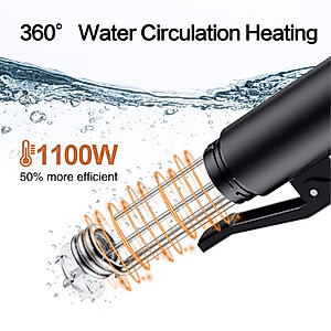 Sous Vide Cooker, Sous Vide Machines 1100W, Wifi Connect App Control with Recipe Ultra-quiet Fast-Heating Immersion Circulator Accurate Temperature and Time Digital Display, IPX7 Waterproof