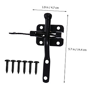 Fence Hinge Gate Latch for Wooden Fence Heavy Duty Gate Latch Fence Locks for Outdoor Gates Pool Gate Latch Gate Latches for Wooden Gates Gate Handles Fence Latches for Gates