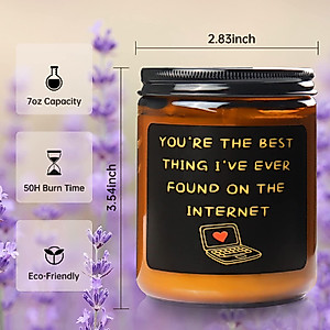 Funny Gifts for Men, Light Me When You Want A BJ Candle - Naughty Gifts for Men Valentines Day Anniversary Birthday Gifts for Husband Fiance Boyfriends Gifts