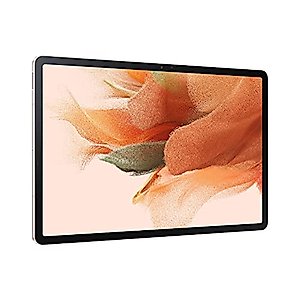 SAMSUNG Galaxy Tab S7 FE 2021 Android Tablet 12.4” Screen WiFi 64GB S Pen Included Long-Lasting Battery Powerful Performance, Mystic Pink (Renewed)