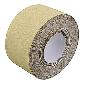 ABN Adhesive Sticky Back 220-Grit Sandpaper Roll 2-3/4in x 20 Yards Aluminum Oxide Golden Yellow Longboard Dura PSA