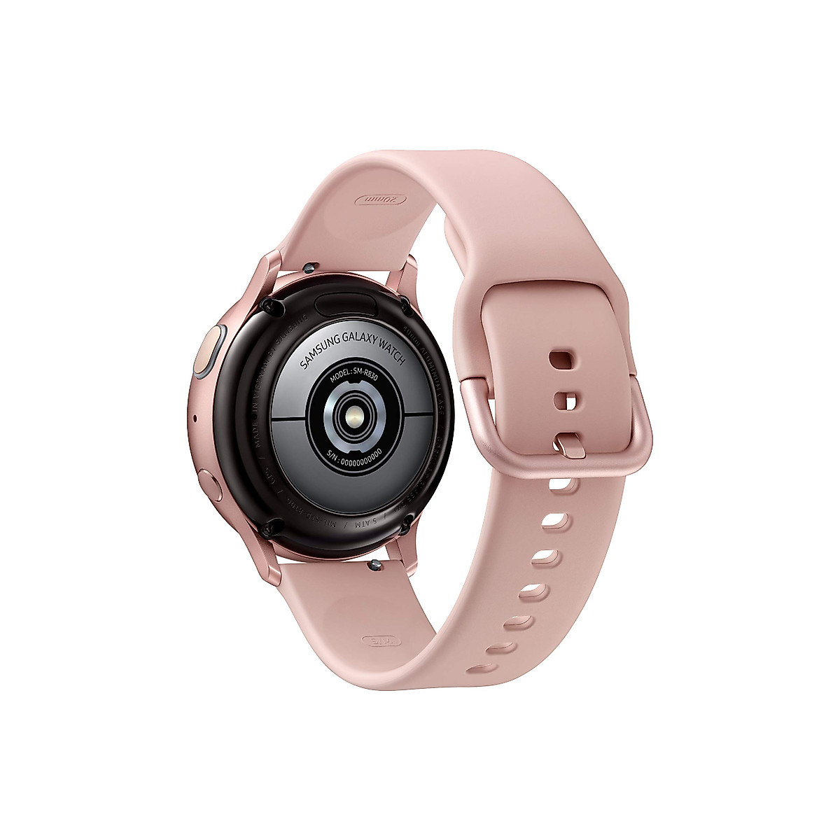 SAMSUNG Galaxy Watch Active2 - IP68 Water Resistant, Aluminum Bezel, GPS, Heart Rate, Fitness Bluetooth Smartwatch - International Version (R830-40mm, Pink Gold)