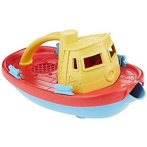 Green Toys Tug Boat Yellow - CB3